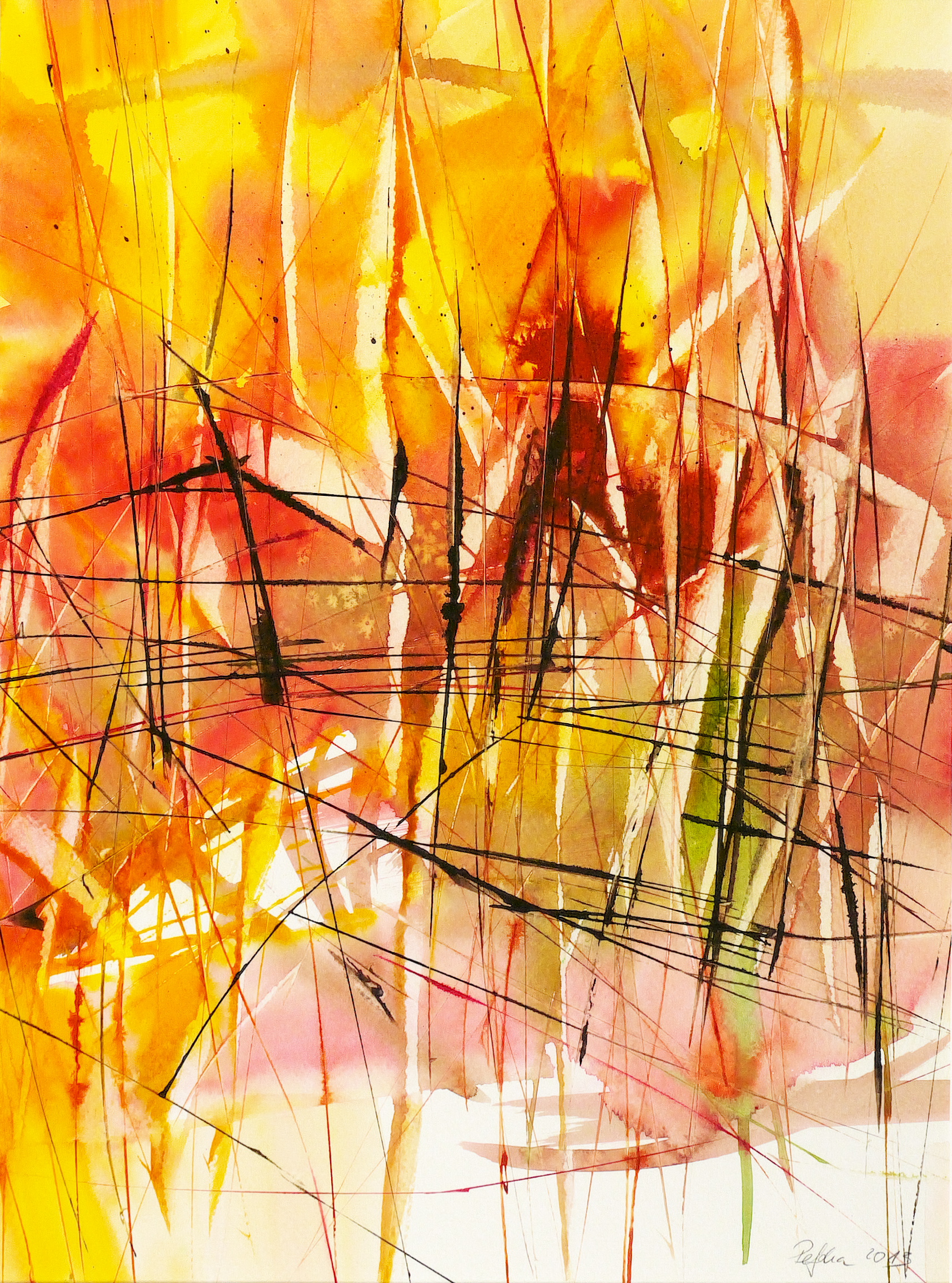 Schade, Petra. Abstrakte Komposition. by Petra Schade: sehr guter ...