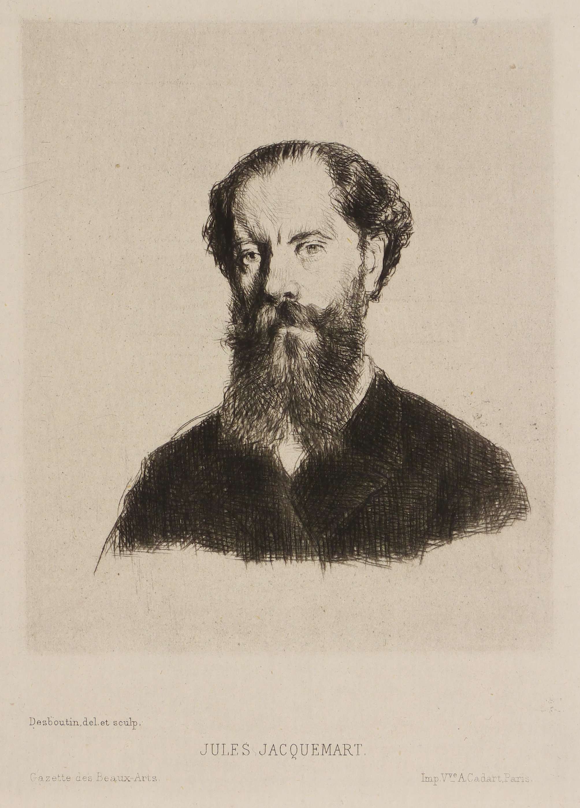 Desboutin, Marcellain. Jules Jacquemart von Marcellain Desboutin: guter ...