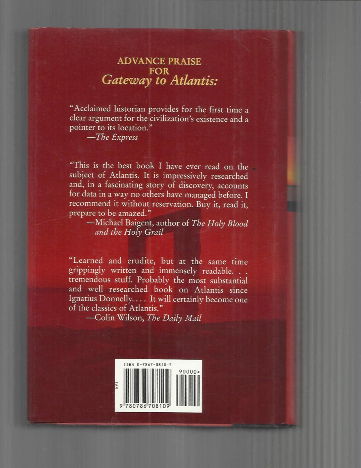 GATEWAY TO ATLANTIS: The Search For The Source Of A Lost Civilization ...
