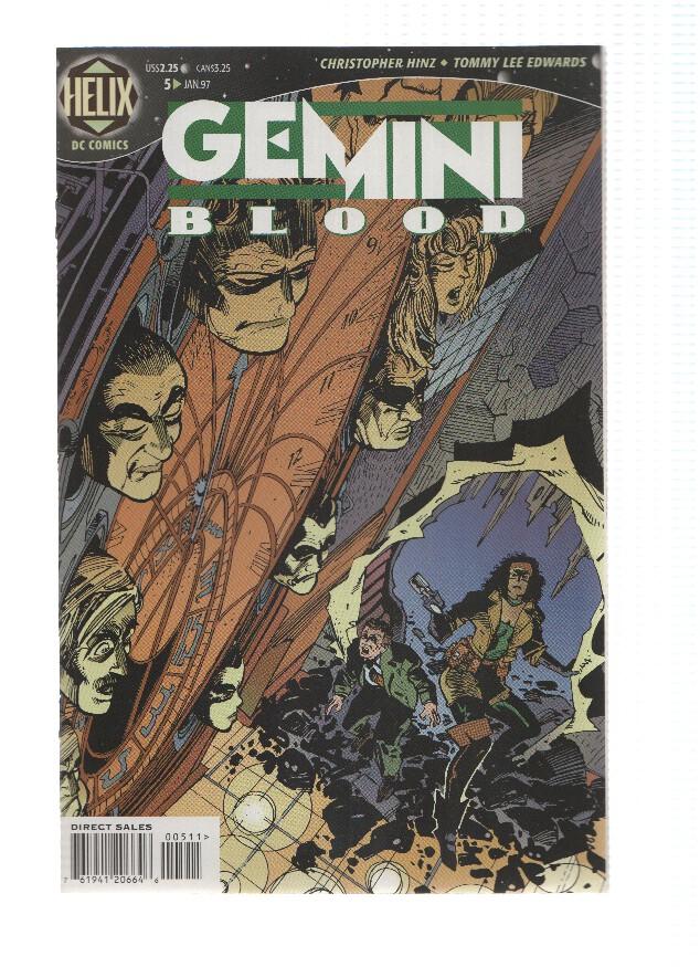 GEMINI BLOOD, Mini-Series Numero 05: Species Paratwa, Part 5 (DC 1996) de Christopher Hinz ...