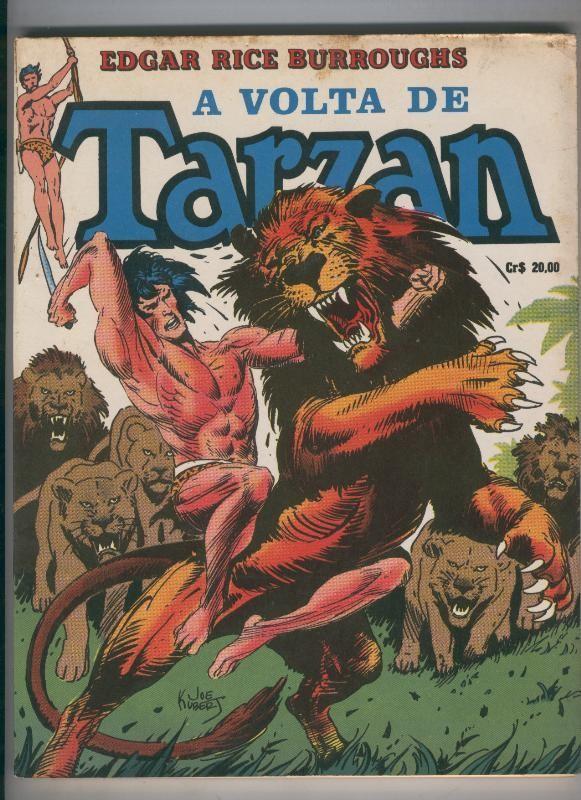 Tarzan A volta de Tarzan (Joe Kubert) by Joe Kubert: (1974) Comic | El ...