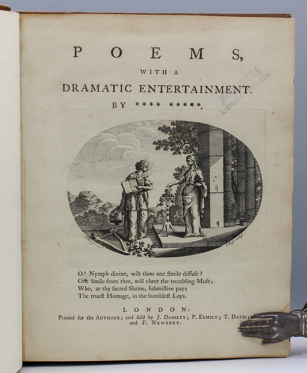 Poems, with a Dramatic Entertainment. By **** *****. by [Penny, Anne ...