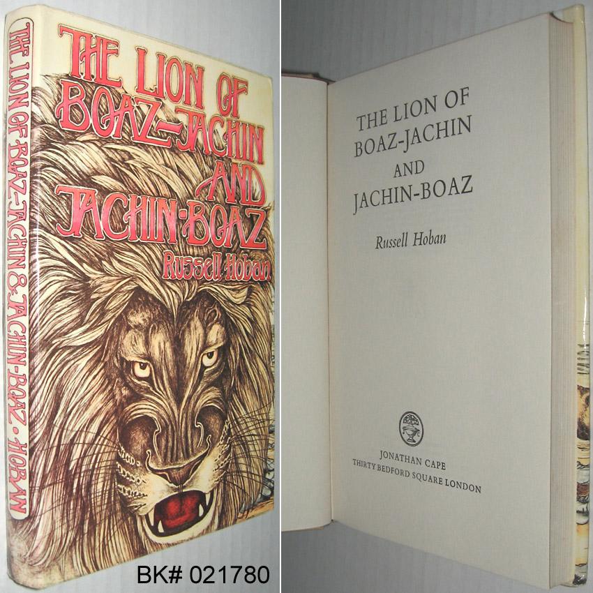The Lion of Boaz-Jachin and Jachin-Boaz by Hoban, Russell: G Hard Cover ...
