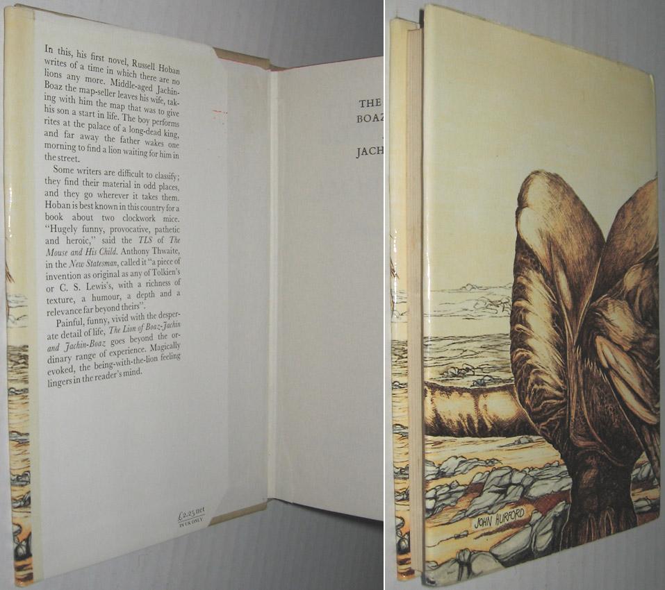 The Lion of Boaz-Jachin and Jachin-Boaz by Hoban, Russell: G Hard Cover ...