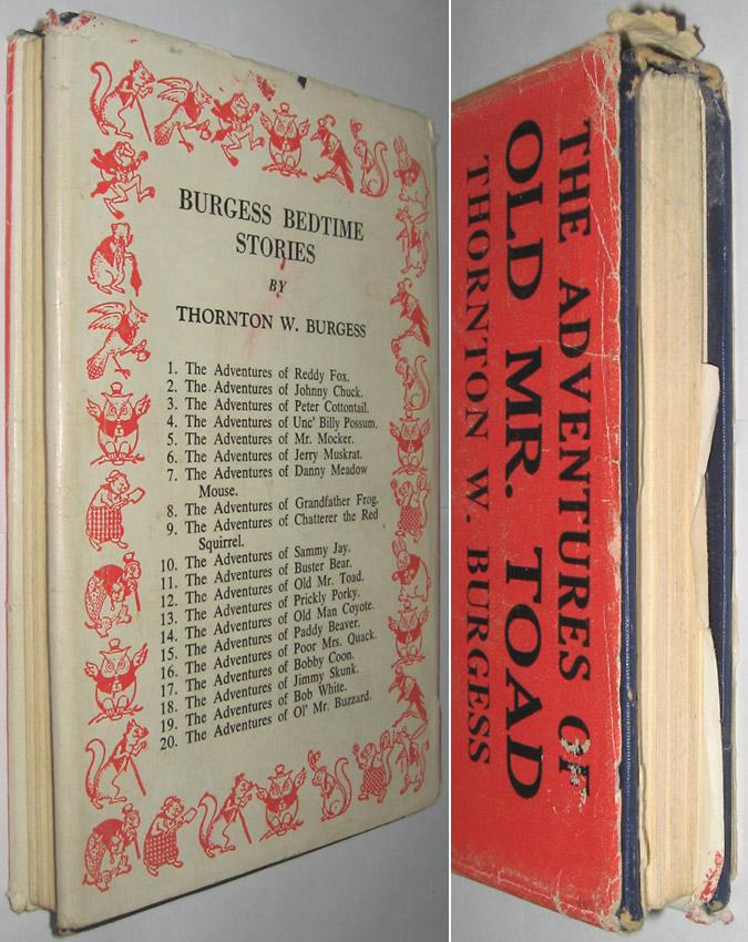 The Adventures of Old Mr. Toad The Bedtime Story-Books by Burgess ...