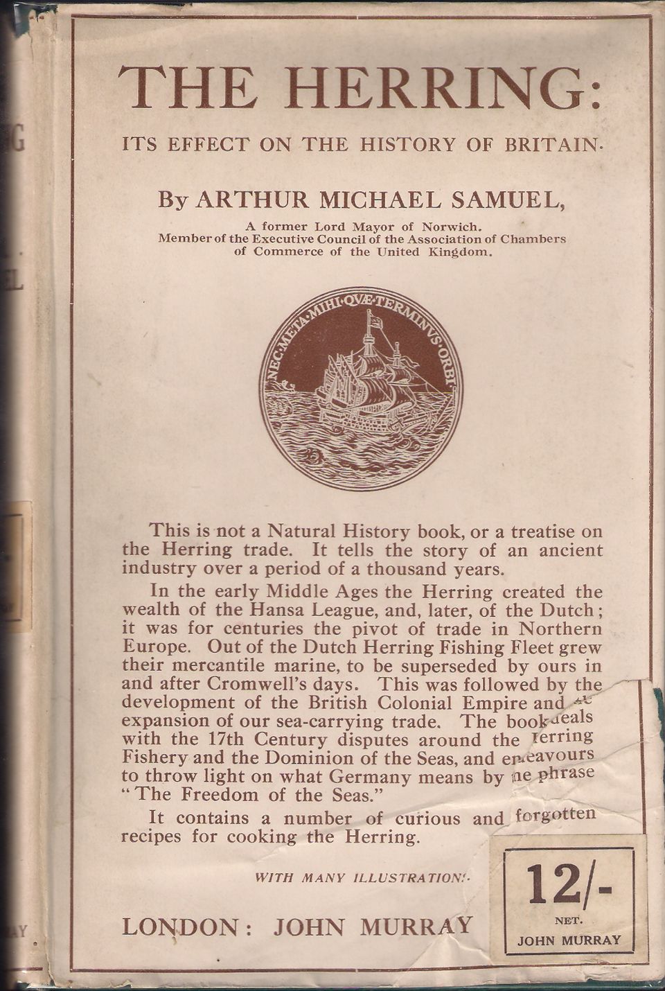 THE HERRING: ITS EFFECT ON THE HISTORY OF BRITAIN. by Samuel (Arthur Michael). | Coch-y-Bonddu ...