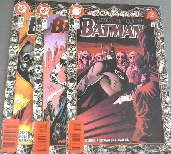 Detective Comics 695 ; Batman 529 ; Detective Comics 696 by Moench ...