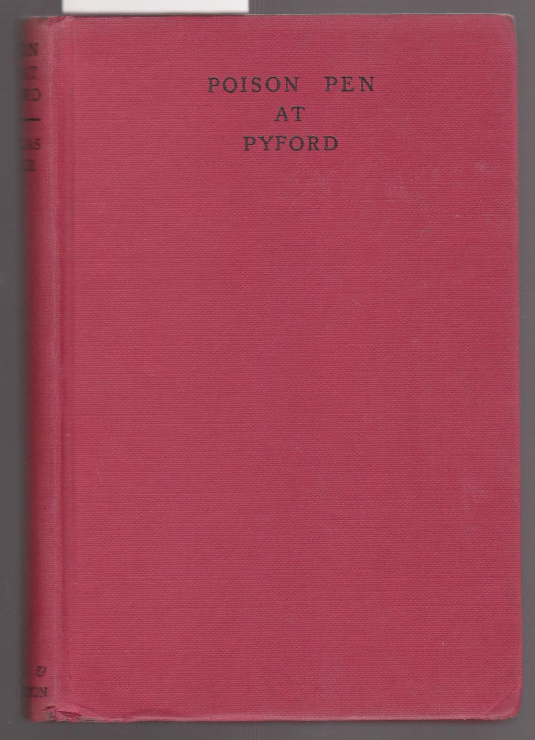 Poison-Pen at Pyford by Fisher, Douglas: Very Good Hard Cover (1951 ...