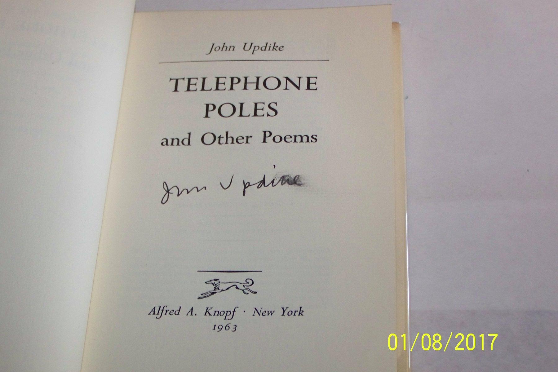 Telephone Poles And Other Poems by John Updike: Near Fine Hardcover ...