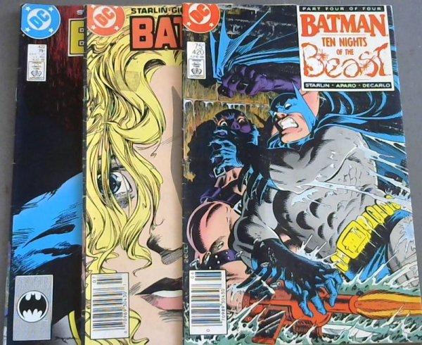 Batman 371 ; Batman 375 ; Batman 377 ; Batman 381 by Moench, Doug: Fair ...