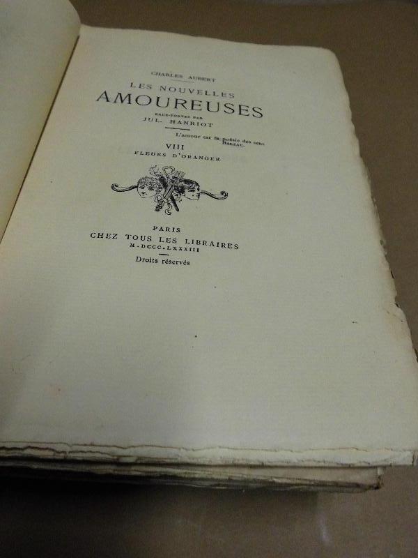Les Nouvelles Amoureuses. Eaux-fortes par Jul. Hanriot. VIII. Fleurs d ...