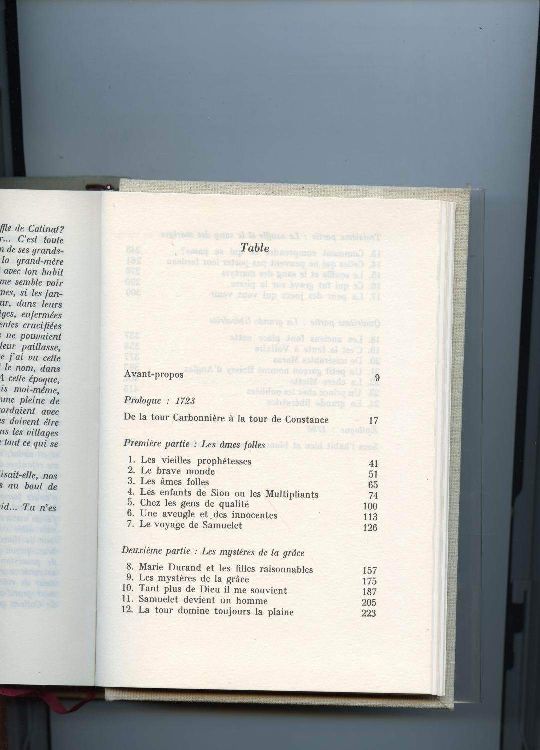 LA TOUR DE CONSTANCE . Roman par CHAMSON (André): Très bon Couverture ...