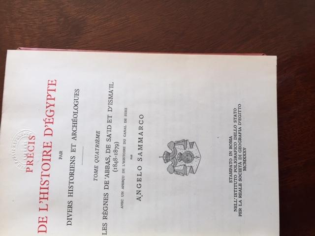 Precis De L'Histoire D'Egypte par Divers Historiens et Archéologues ...