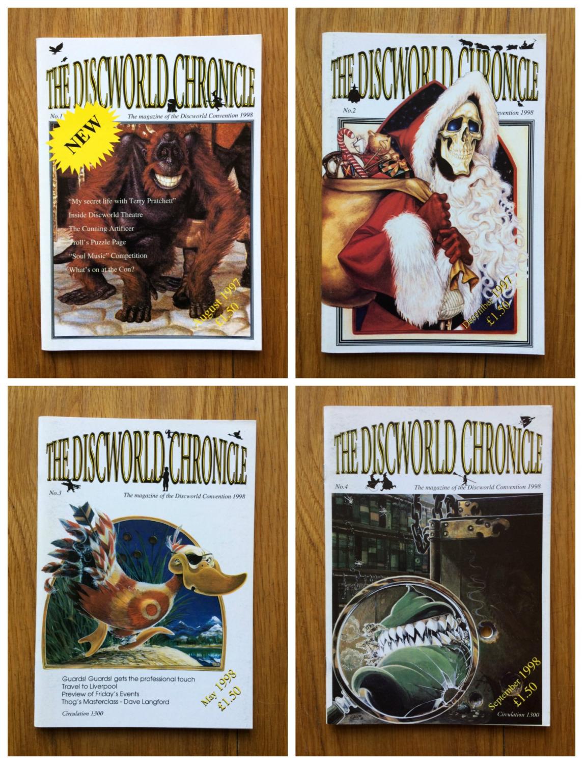 The DIscworld Chronicle complete set (Convention 1998 magazine): Very ...