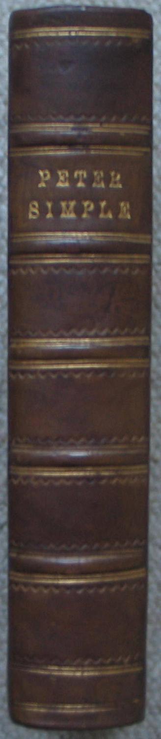 Peter Simple by MARRYAT, Captain: Very Good Leather Bound (1860 ...