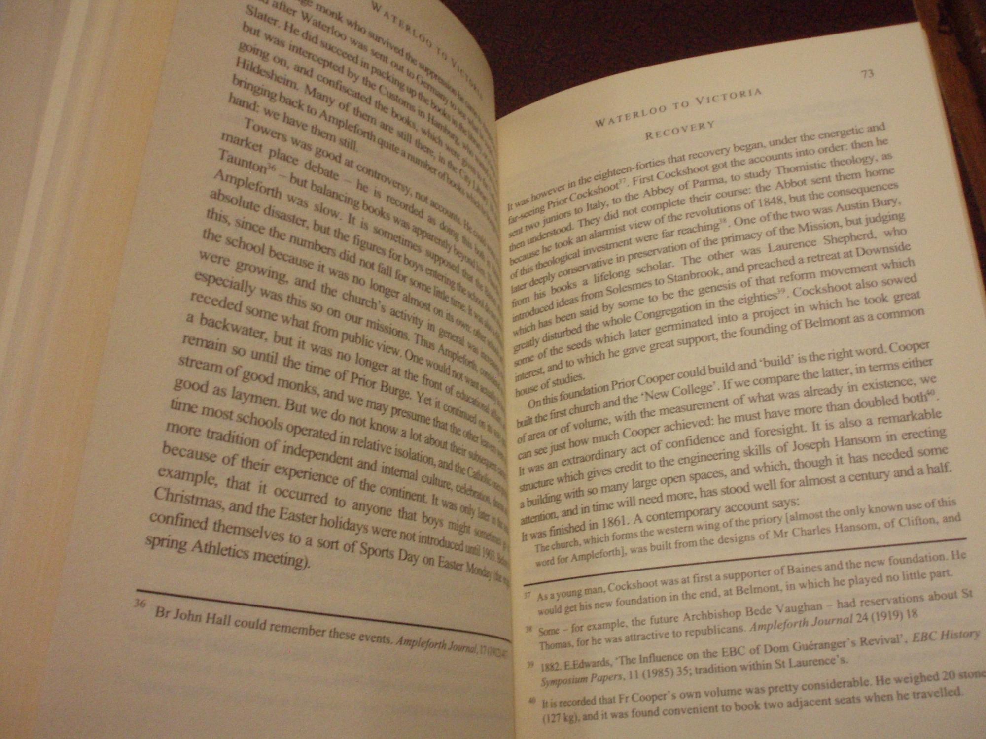 Ampleforth: The Story of St Laurence's Abbey and College (Saint Laurence Papers V) by Anselm ...