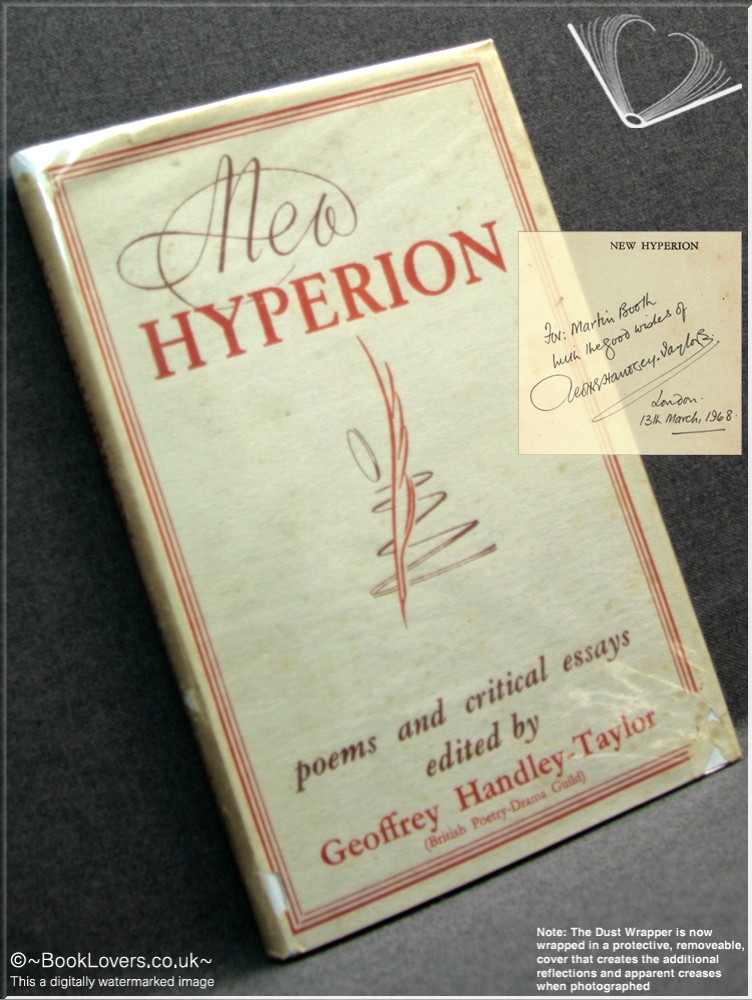 New Hyperion: Poems and Critical Essays by Edited by Geoffrey Handley ...