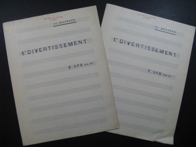 SOR Ferdinand 1er Divertissement 2 Guitares by SOR Ferdinand 1er ...