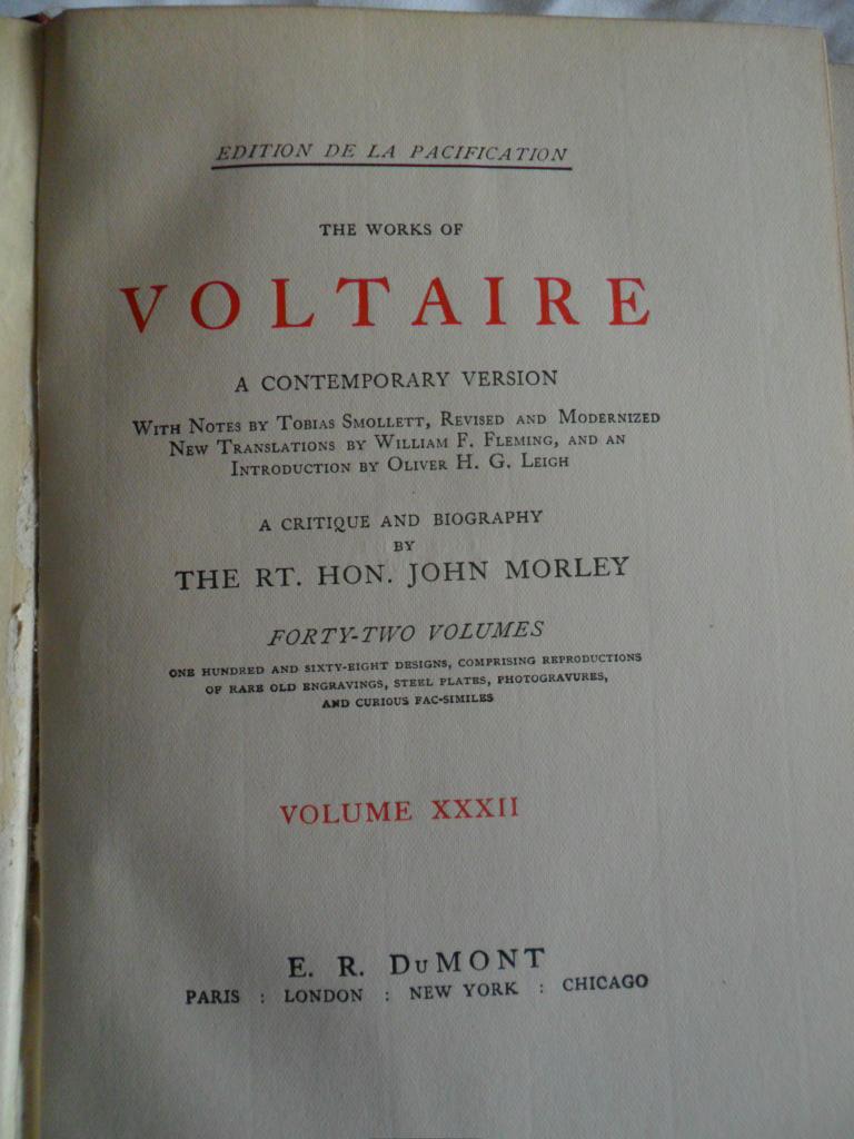 The Works of Voltaire - Volume XXXII Annals of The Empire - A ...