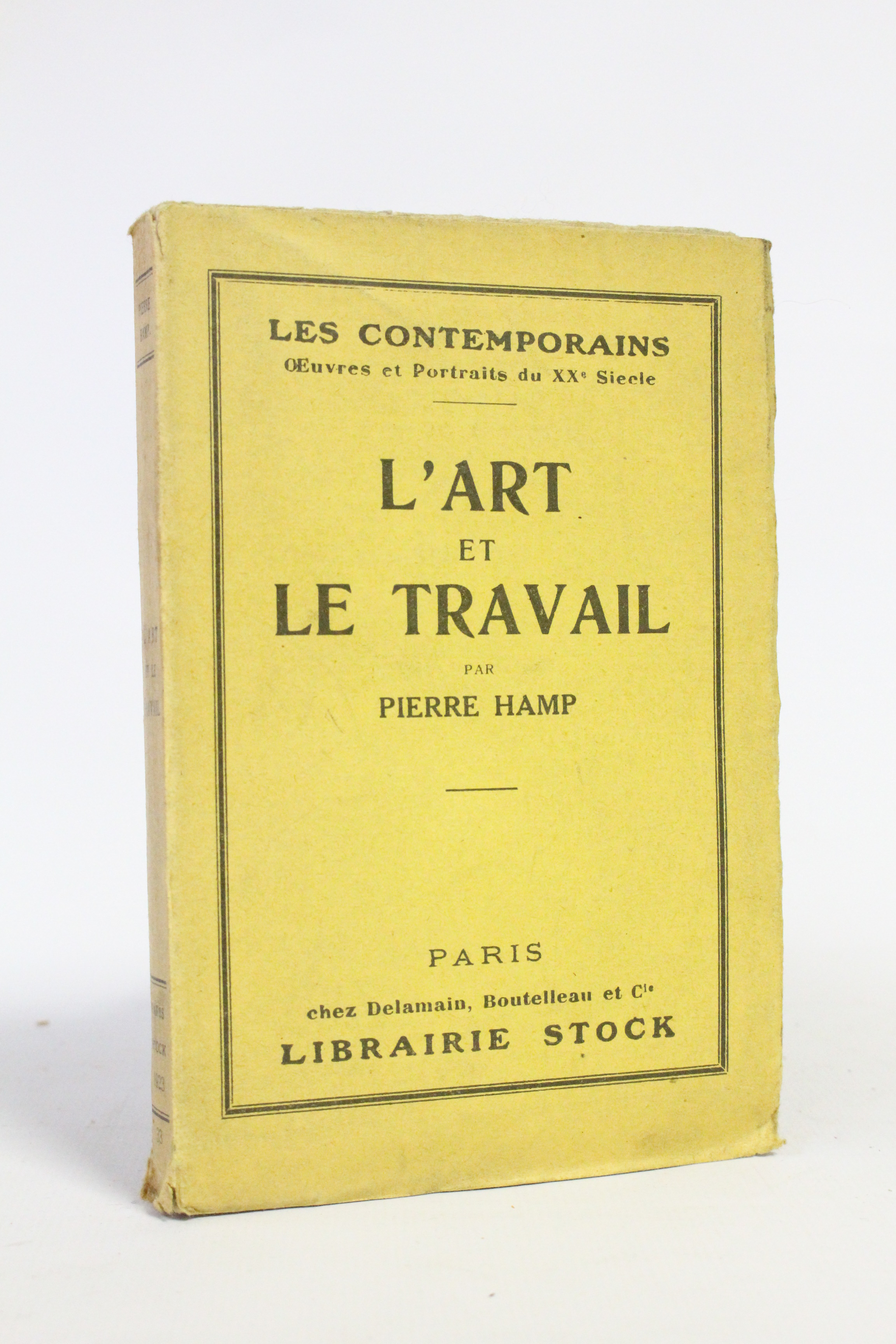L'art et le travail by Pierre HAMP: couverture souple (1923 ...