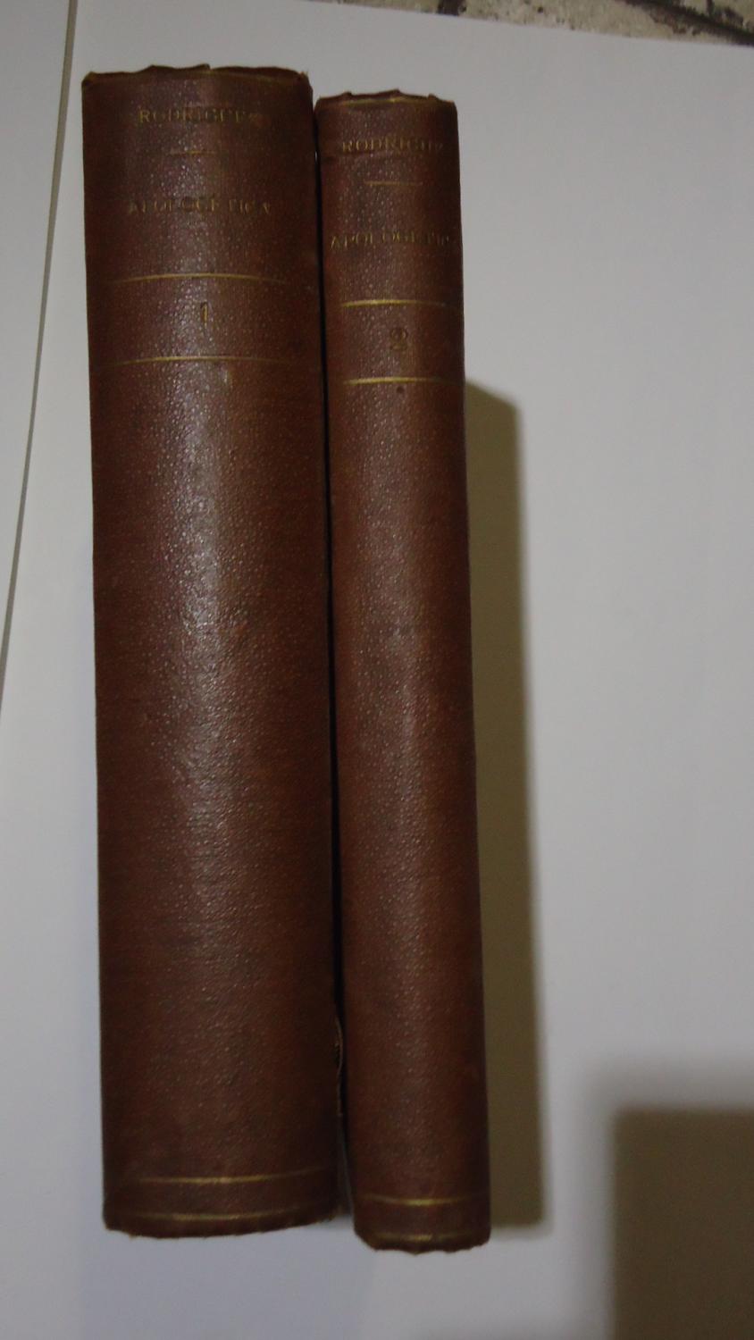 COMPENDIO DE APOLOGÉTICA CIENTÍFICA by RODRIGUEZ Y FERNÁNDEZ, Ildefonso ...