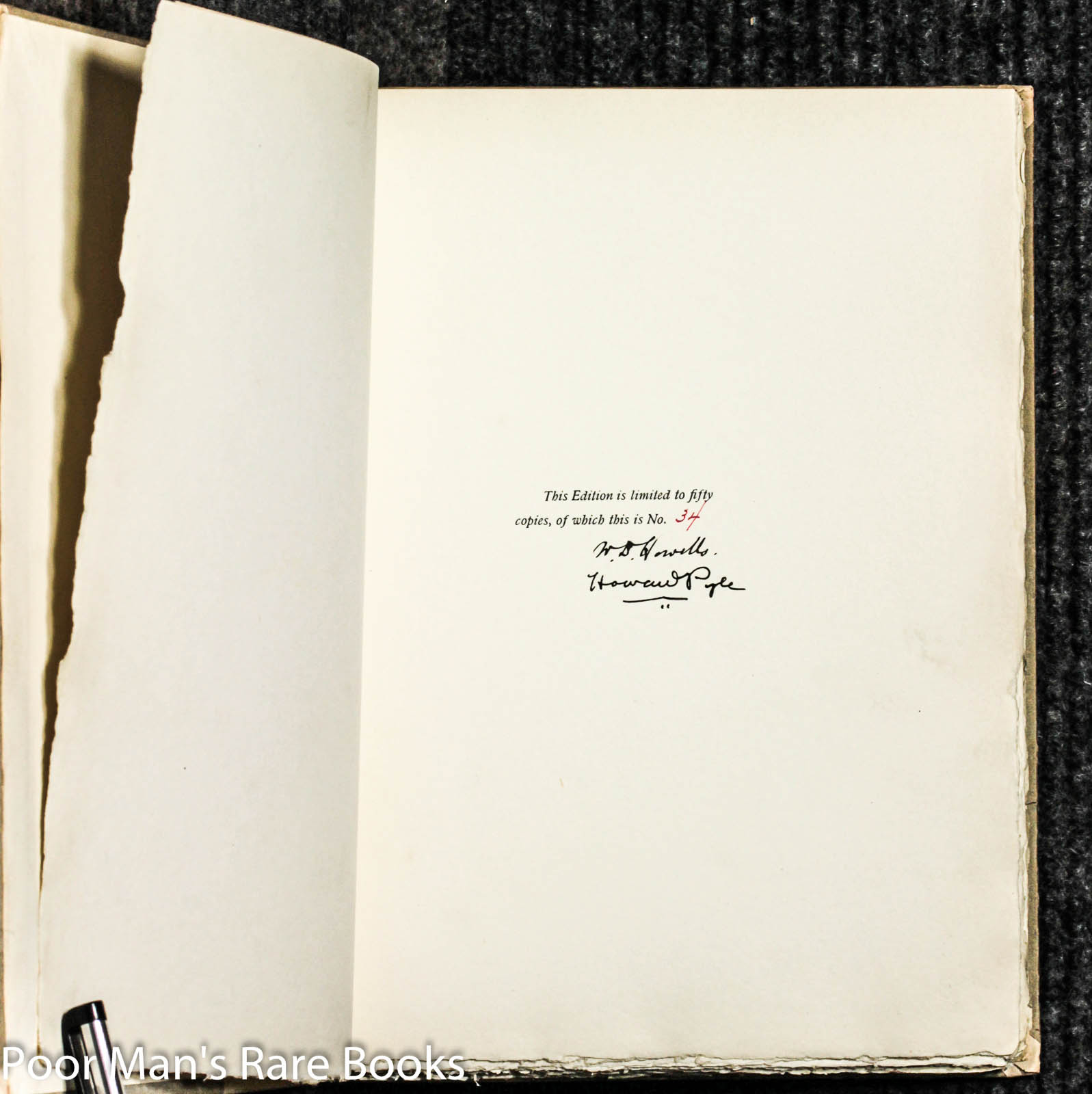 Stops Of Various Quills [signed, Limited To 50 Copies] de Howells ...