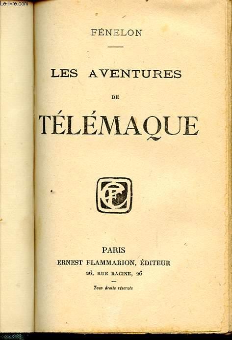 LES AVENTURES DE TELEMAQUE by FENELON: bon Couverture rigide | Le-Livre