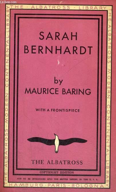 SARAH BERNHARDT de BARING MAURICE: bon Couverture souple (1934) | Le-Livre