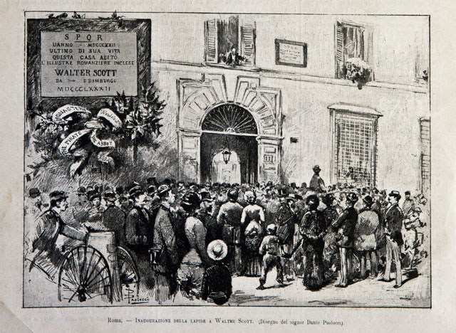 Roma / Inaugurazione della lapide a Walter Scott by Paolocci Dante dis ...