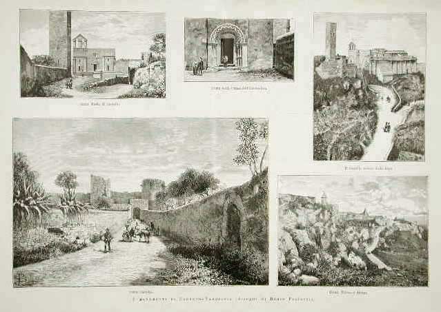 I monumenti di Corneto - Tarquinia by Paolocci Dante dis. - Fontanini ...