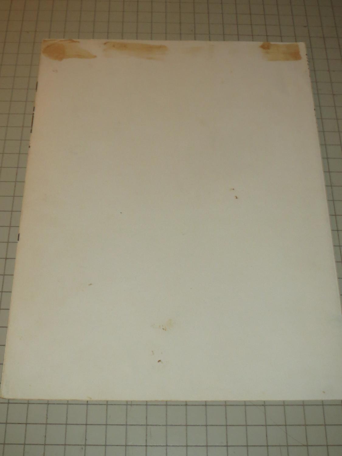 1973 SAS Flight 912 Menu Designed & Signed by Red Grooms by Red Grooms ...