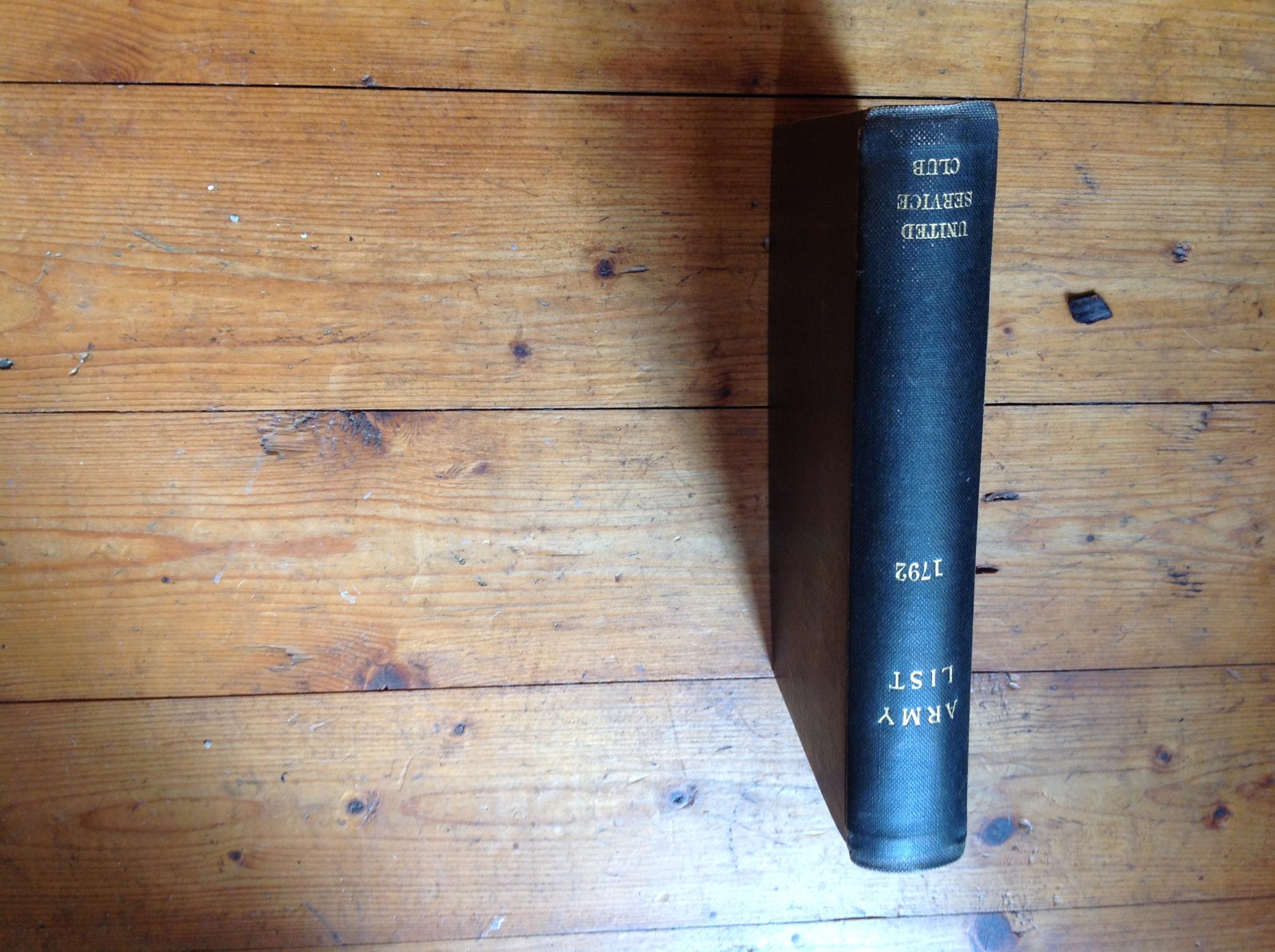 ARMY LISTS] A list of the officers of the army and marines, with an ...