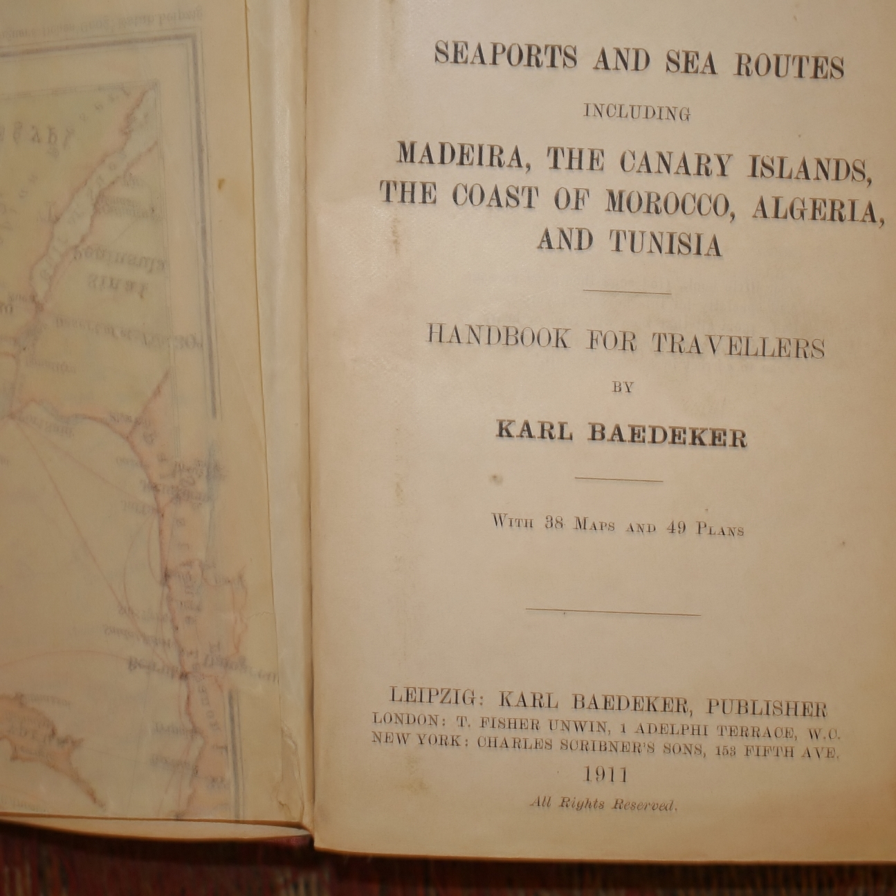 The Mediterranean Seaports and Sea Routes Including Madeira,The Canary ...