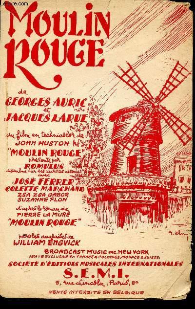MOULIN ROUGE - THE SONG FROM MOULIN ROUGE by AURIC GEORGES / LARUE ...