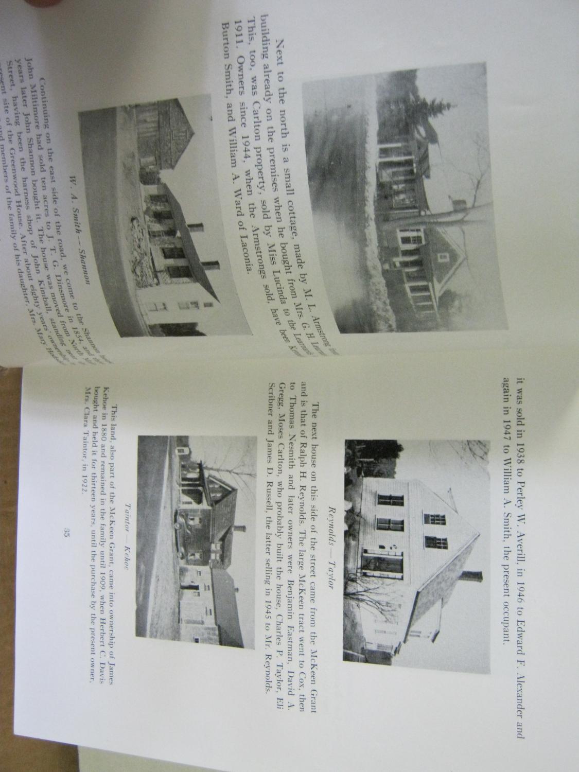 Houses of Derry Village, N. H. An Informal Story by Newell, Harriett ...