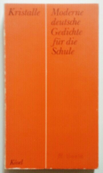 Moderne deutsche Gedichte für die Schule. von Brüggemann, Theodor ...