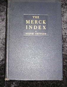 The Merck Index of Chemicals and Drugs by Unknown: Good Hard Cover ...
