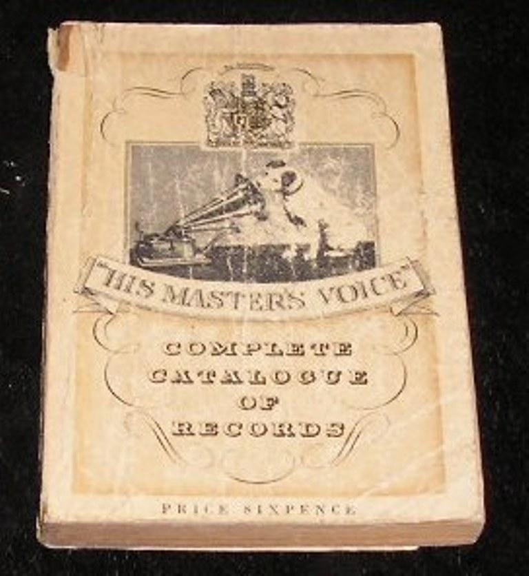 His Masters Voice Complete Catalogue of Records 1936 by Unknown: Fair ...