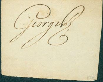 Original Autograph by King George III, King of Great Britain and ...