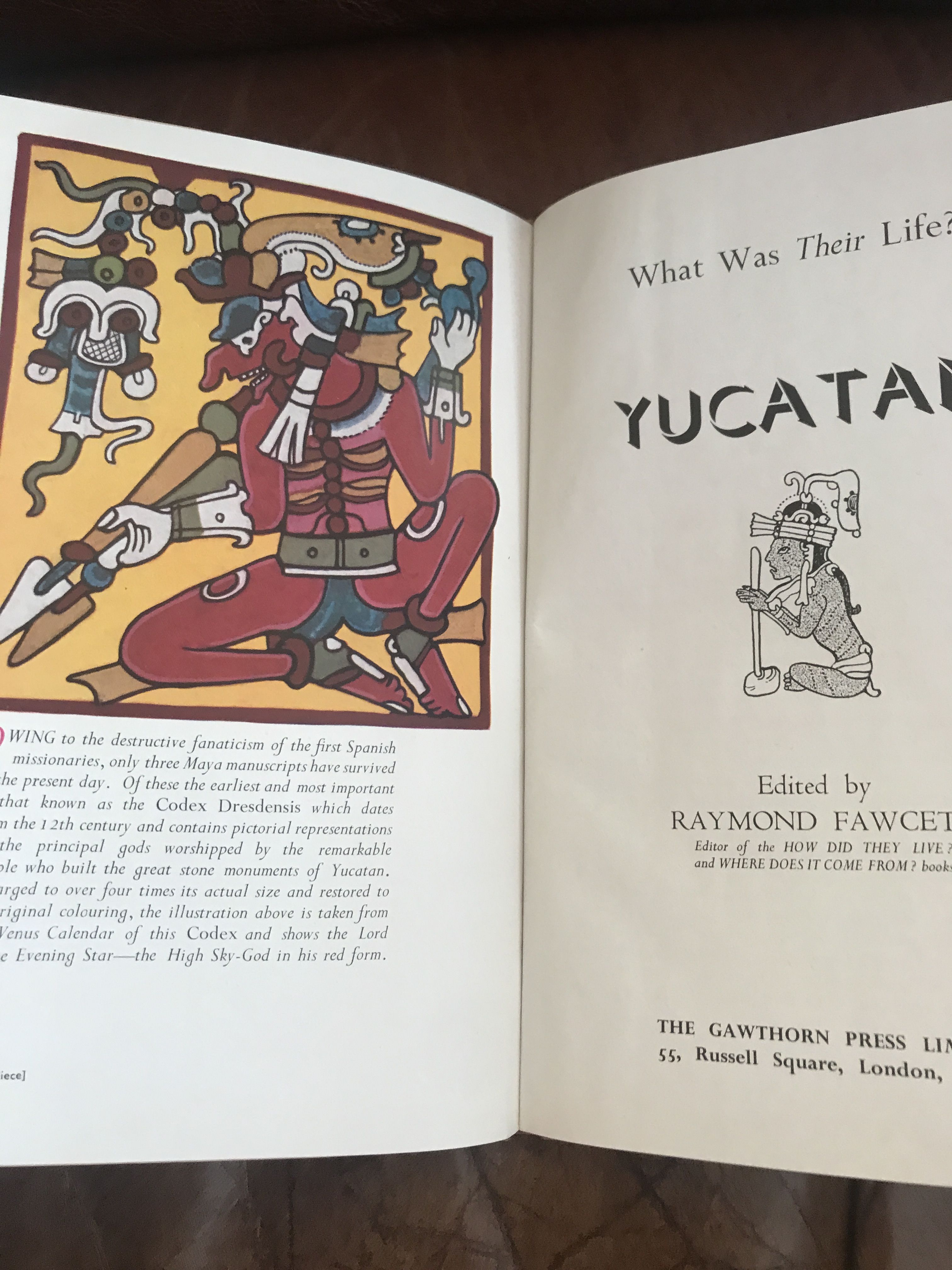 What Was Their Life Yucatan by Raymond Fawcett Edited: Very Good+ ...