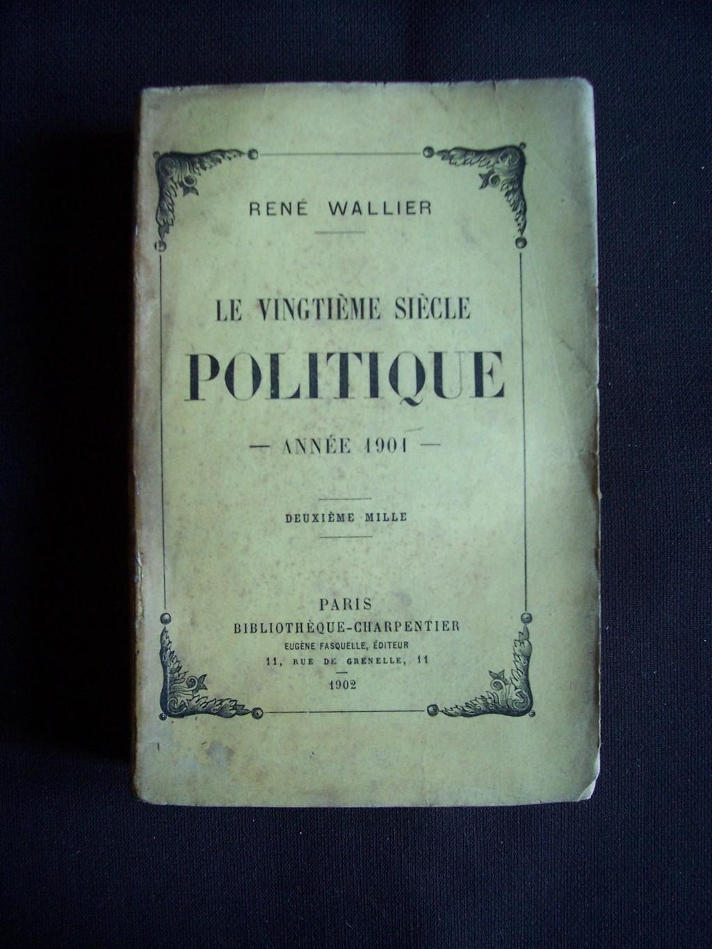 Le vingtième siècle politique - Année 1901 by René Wallier: Assez bon ...
