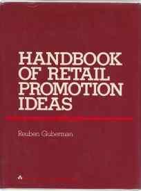Handbook of Retail Promotion Ideas by Guberman, Reuben: Near Fine ...