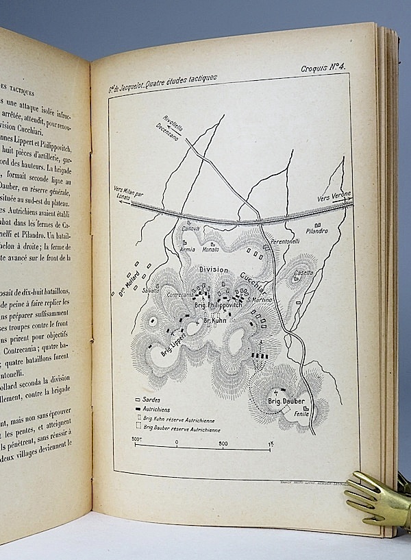 Quatre études tactiques. Les fronts de combat, phases du combat de l ...
