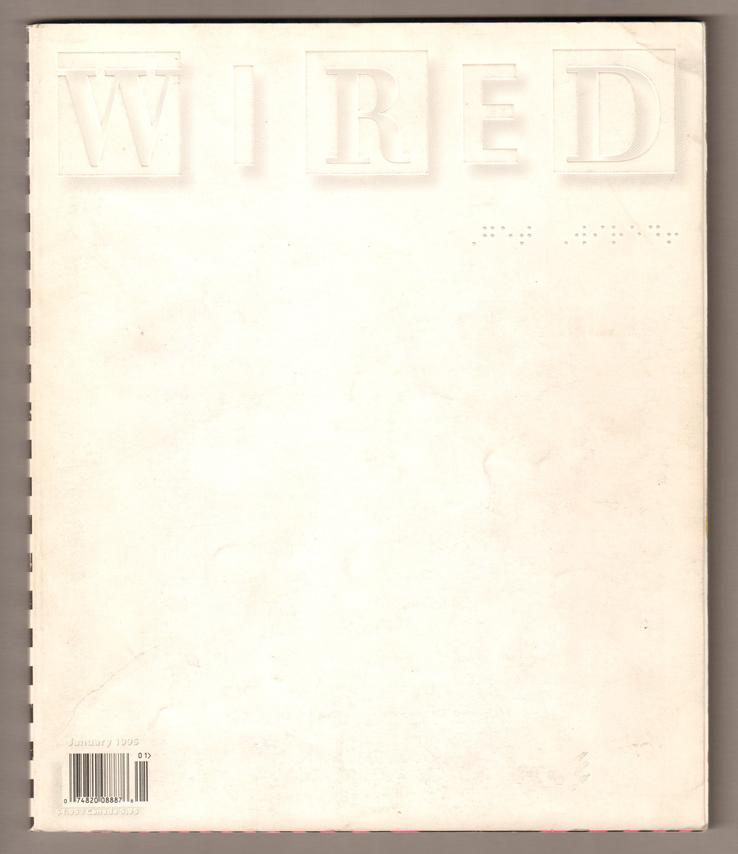 Wired Magazine. January - December 1995. (12 Hefte). The Cable Slayer ...