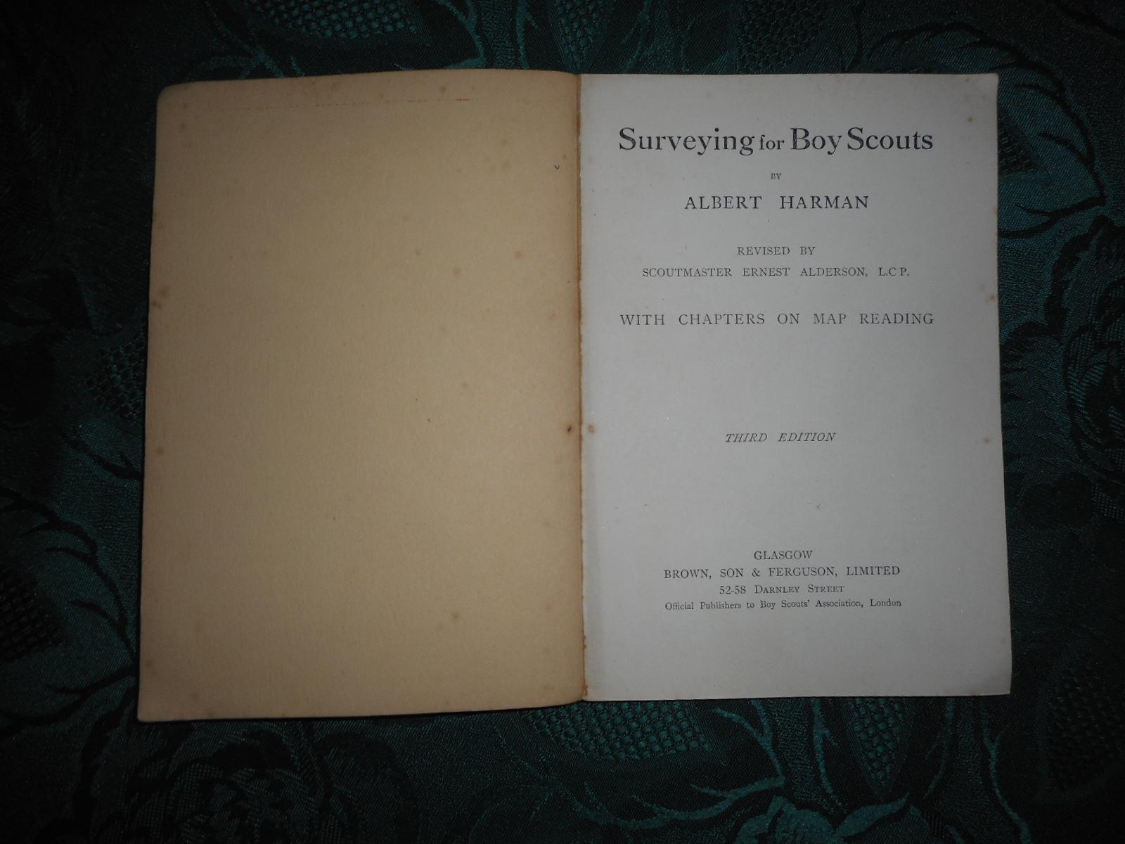 Surveying for Boy Scouts. with Sectional Paper for Survey Work. Revised ...