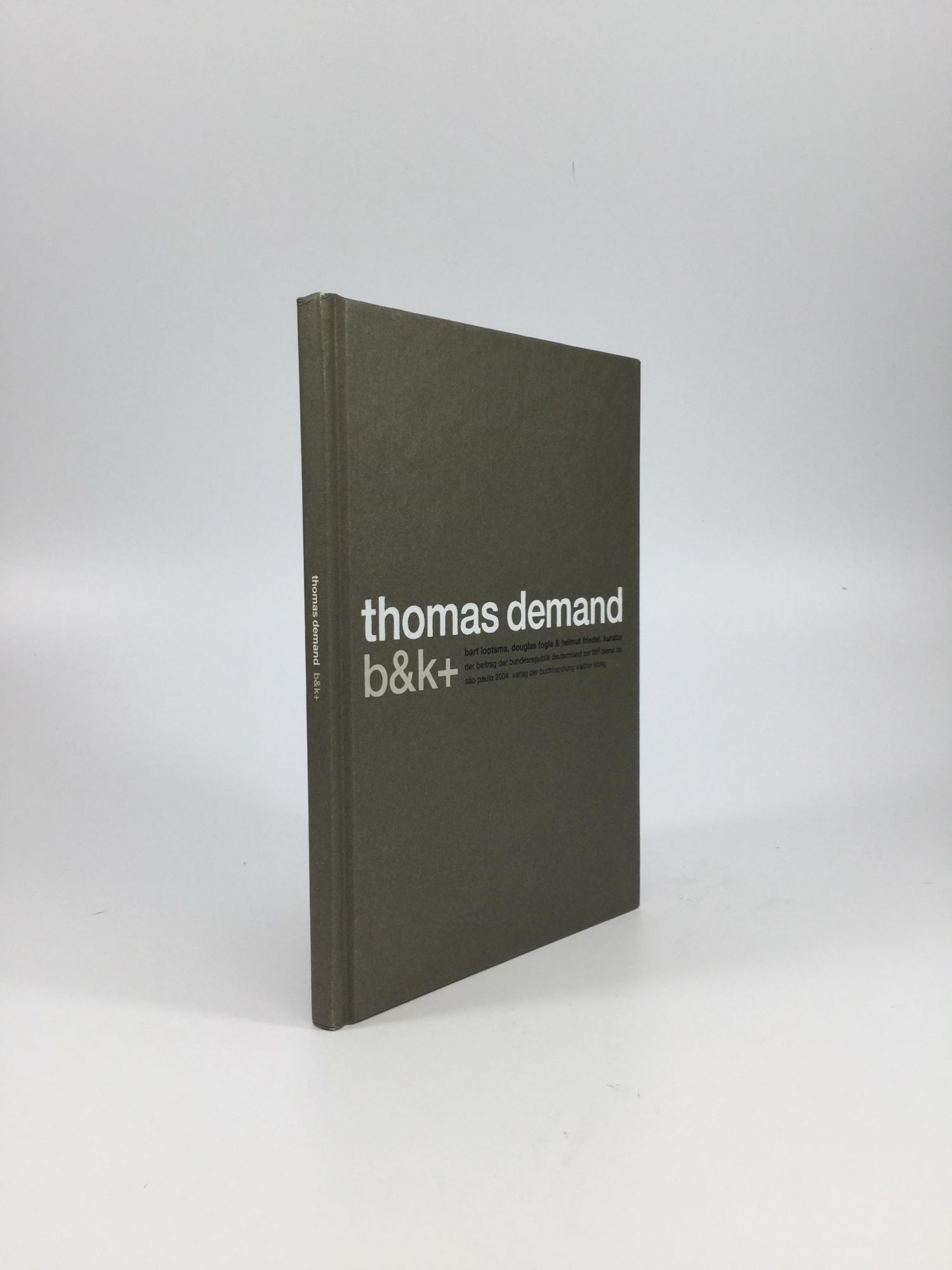 THOMAS DEMAND: b&k+ by Demand, Thomas, Bart Lootsma, Douglas Fogle ...