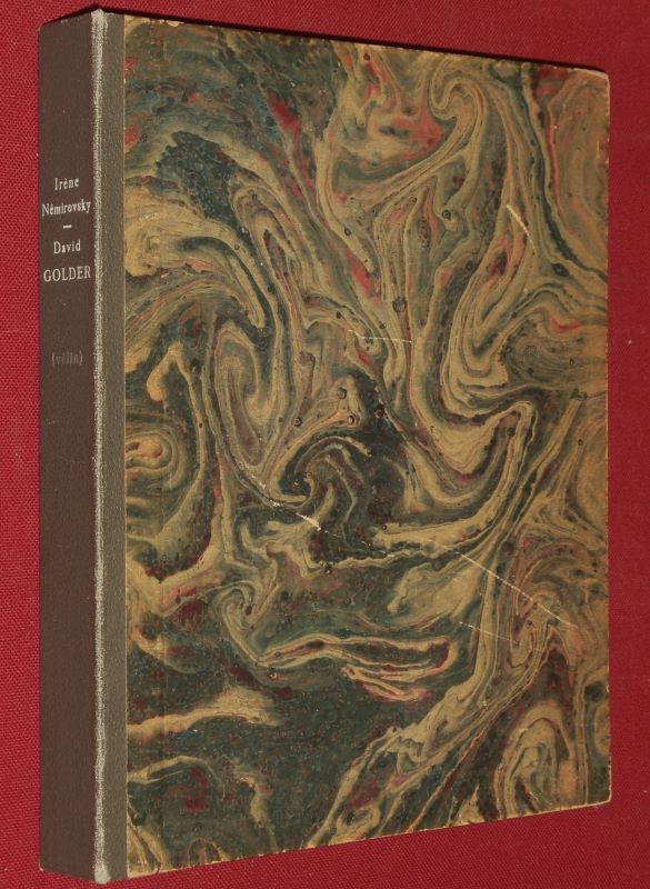 David Golder. by NEMIROVSKY, Irène. | Librairie Diogène SARL