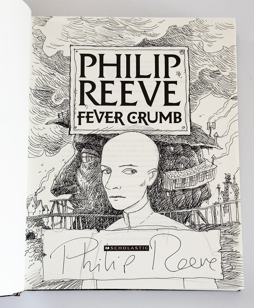 Rare Illustrated by Author - Fever Crumb (Mortal Engines Prequel ...