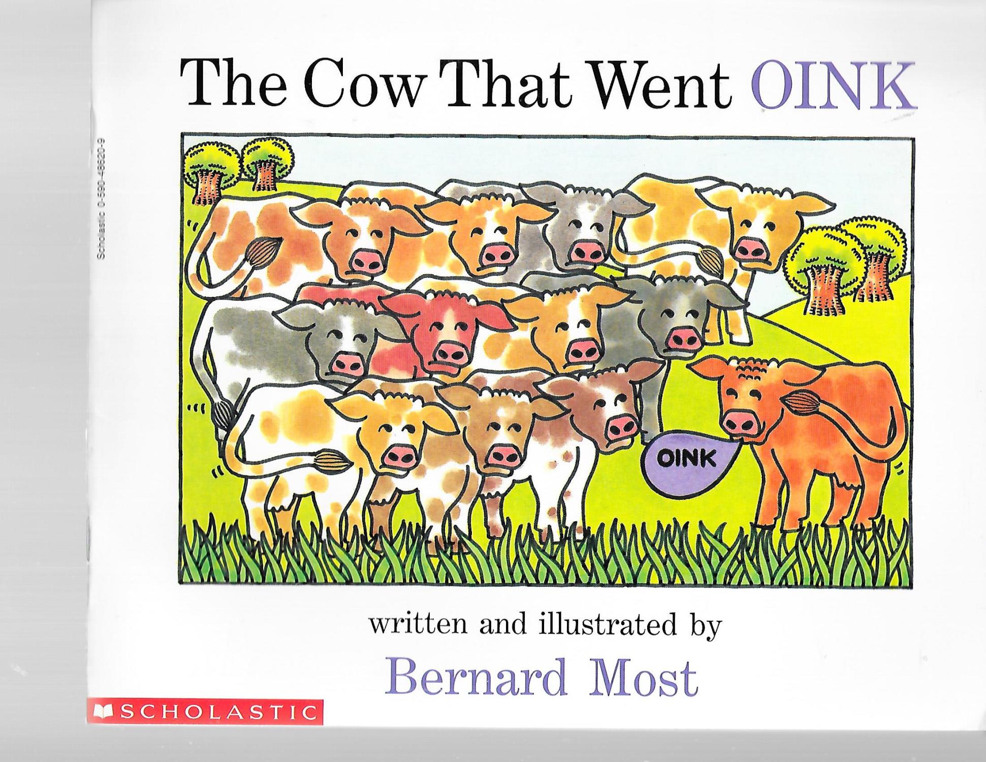 The Cow That Went Oink by Bernard Most: Good Soft cover (1994) 1st ...