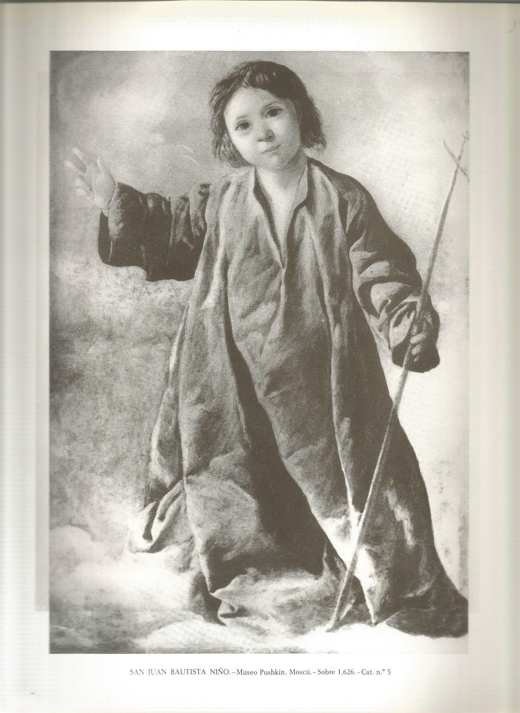 Lamina 019: Zurbaran. San Juan Bautista niño von Ramon Torres Martín ...